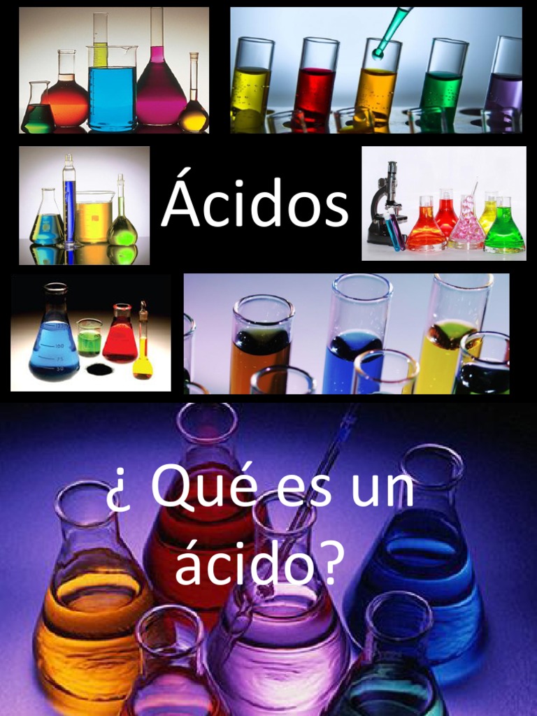 Acidos Presentacion Copiar | PDF | Oxígeno | Compuestos químicos