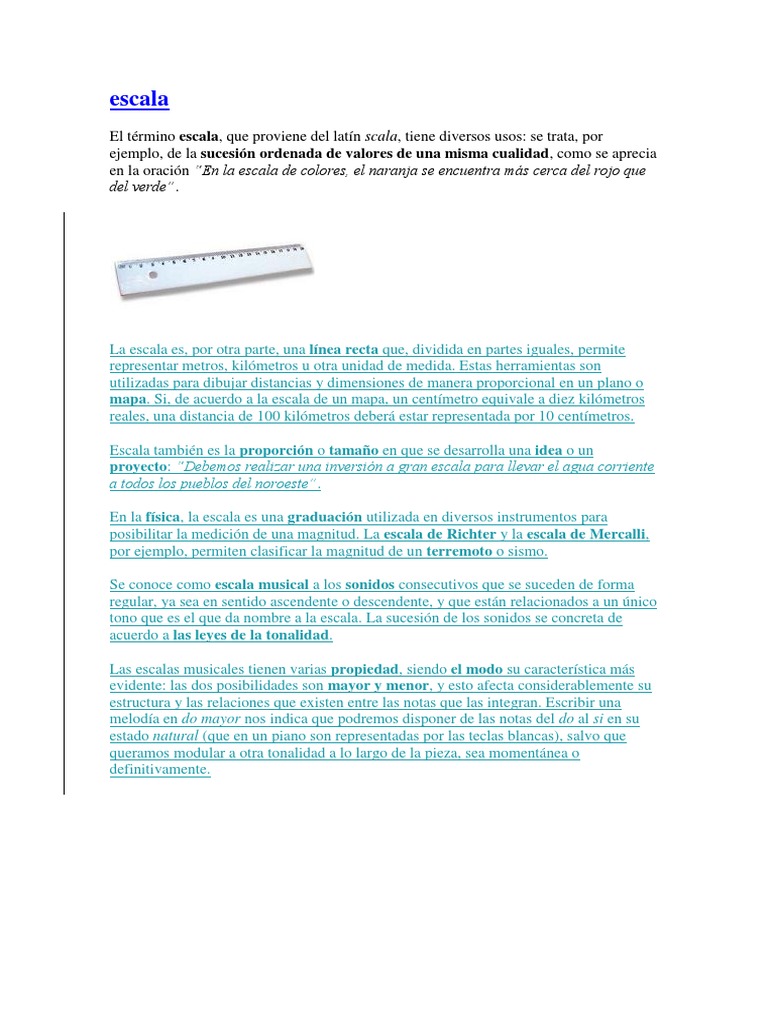Escala Artes Plasticas | PDF | Escala (música) | Fracción (Matemáticas)