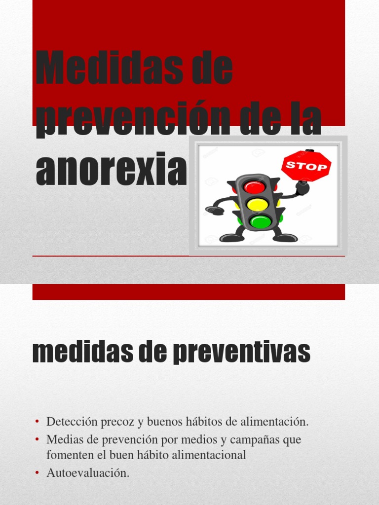 Medidas de Prevención de La Anorexia | PDF | Desorden alimenticio ...