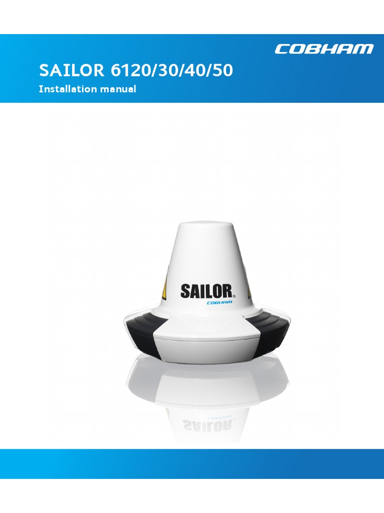SAILOR 6120 Installation Manual | PDF | Electrical Connector | Power Supply