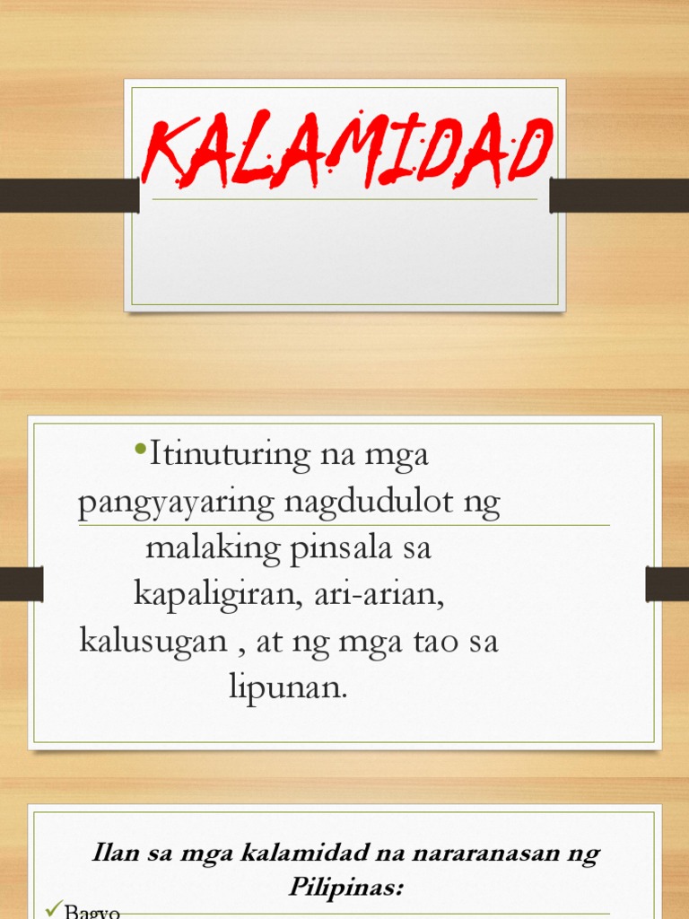 Kalamidad 160905234635 | PDF