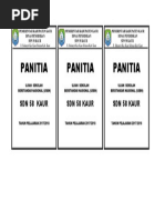Sampul Amplop Naskah Soal Ujian | PDF