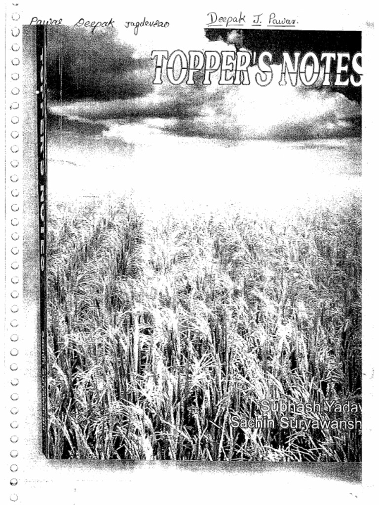 Topper Notes | PDF