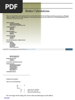 Engineering Inspiration - Brake System Design Calculations | PDF ...