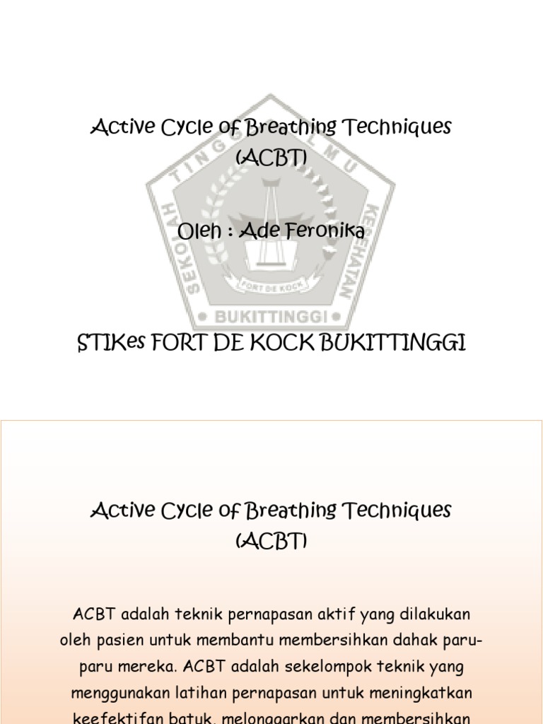 Lembar Balik ACBT | PDF