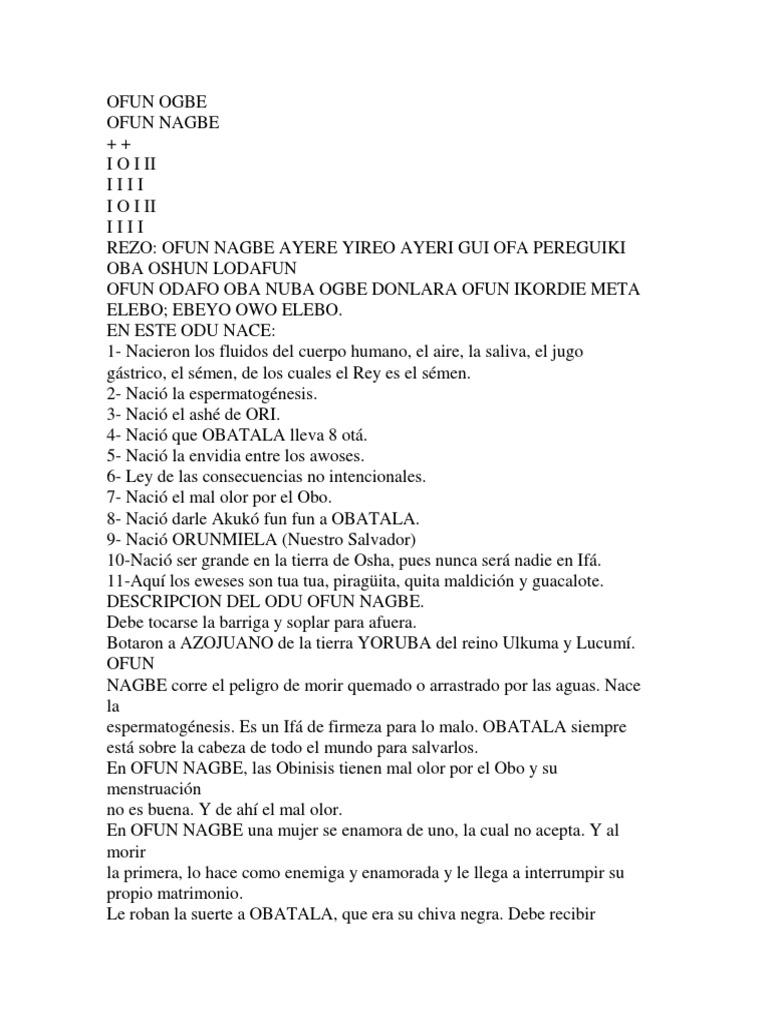 Ofun Ogbe Nalbe | PDF | Sexo | Cromosoma