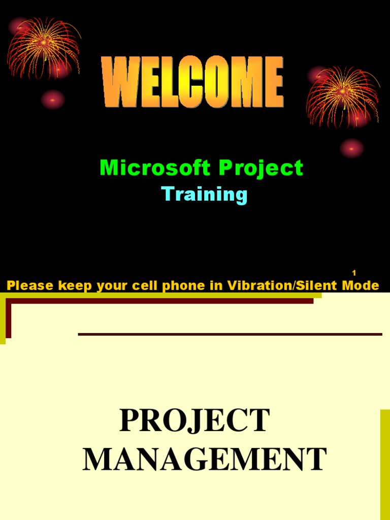 Ms Project-An Overview PDF | Download Free PDF | Project Management ...