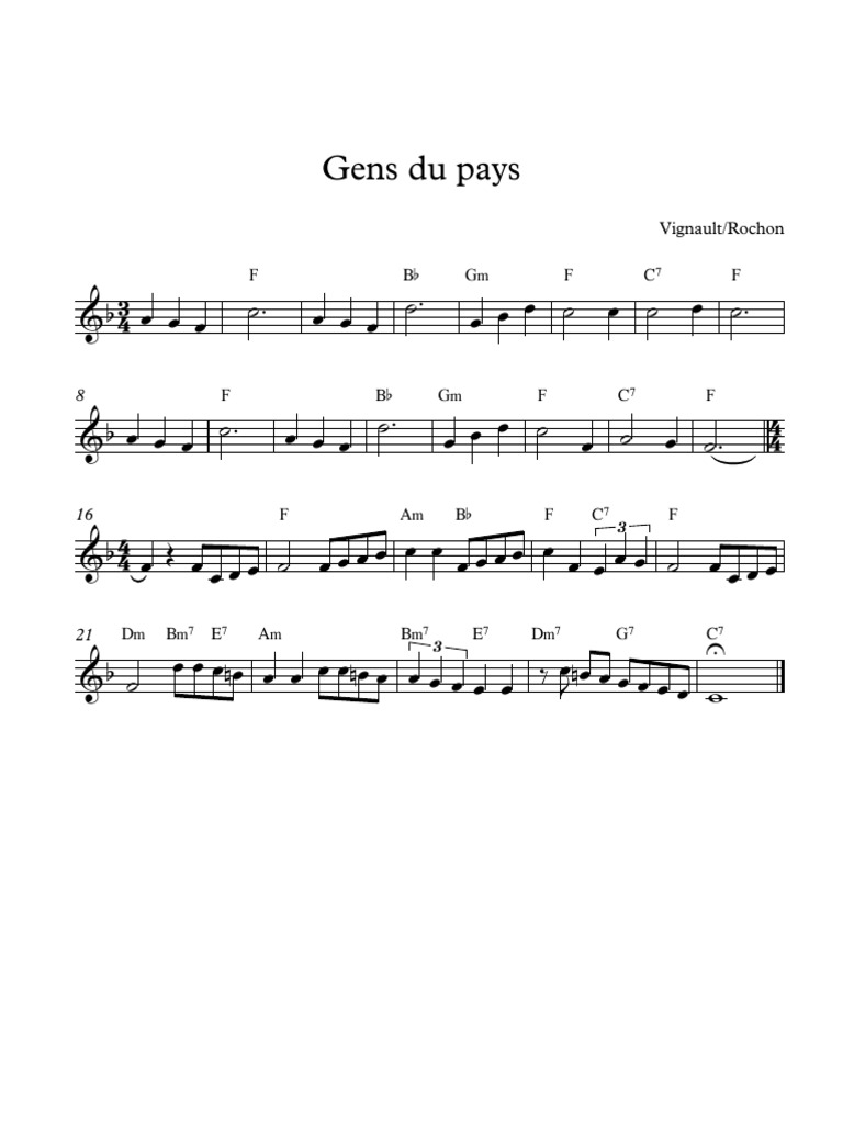 Gens Du Pays | PDF