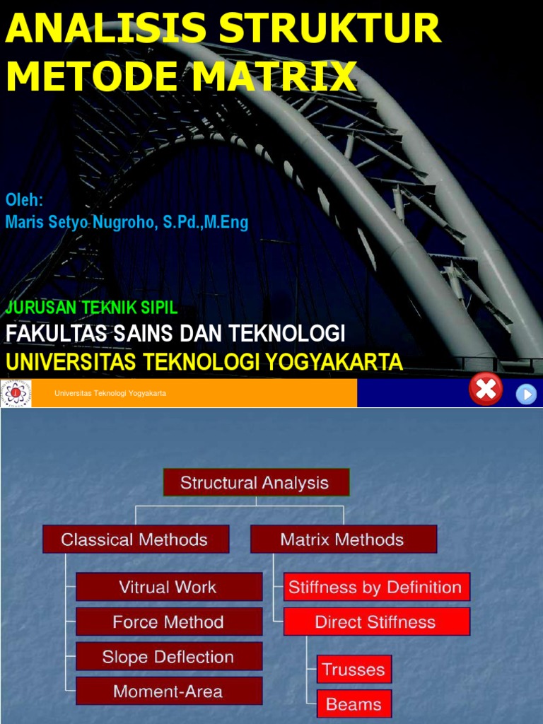 Metode Matriks 7 Truss 2d | PDF
