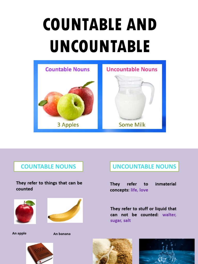 A Guide to Countable and Uncountable Nouns: Distinguishing Between ...