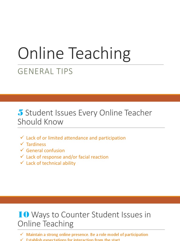 Effective Online Teaching Strategies | PDF | Teachers | Teaching