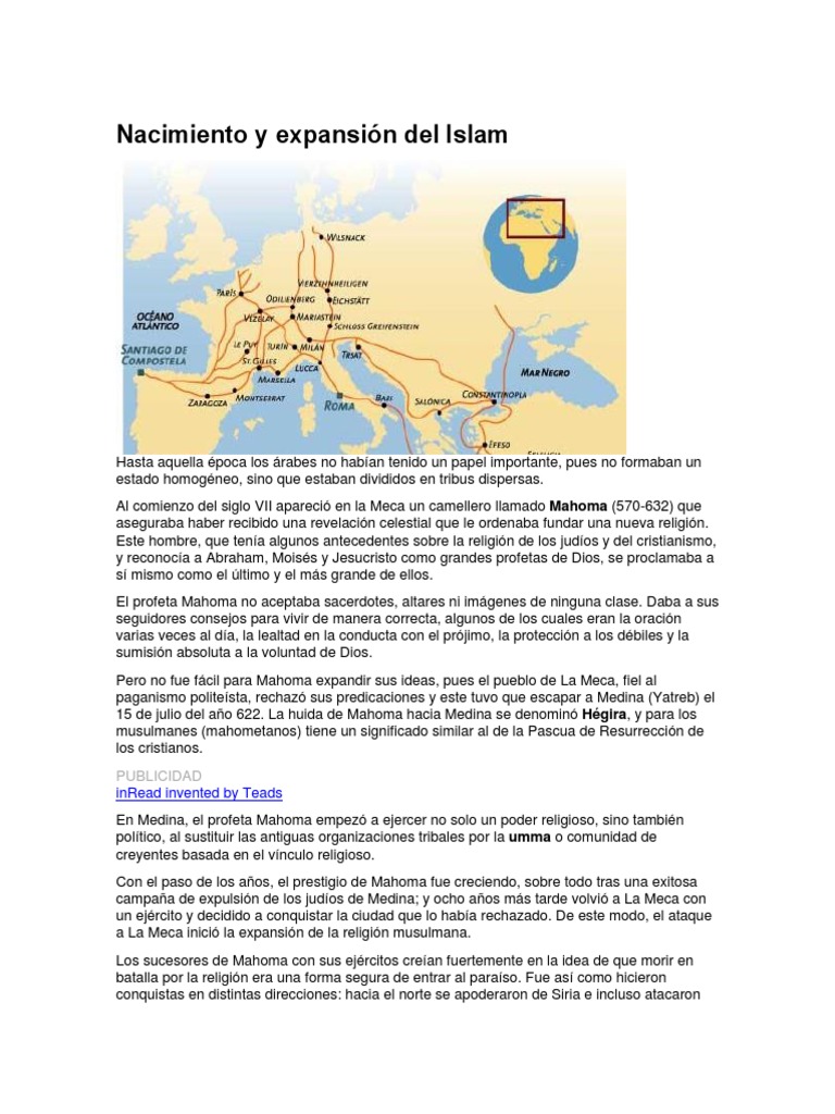 Nacimiento y Expansión Del Islam | PDF | Mahoma | la meca