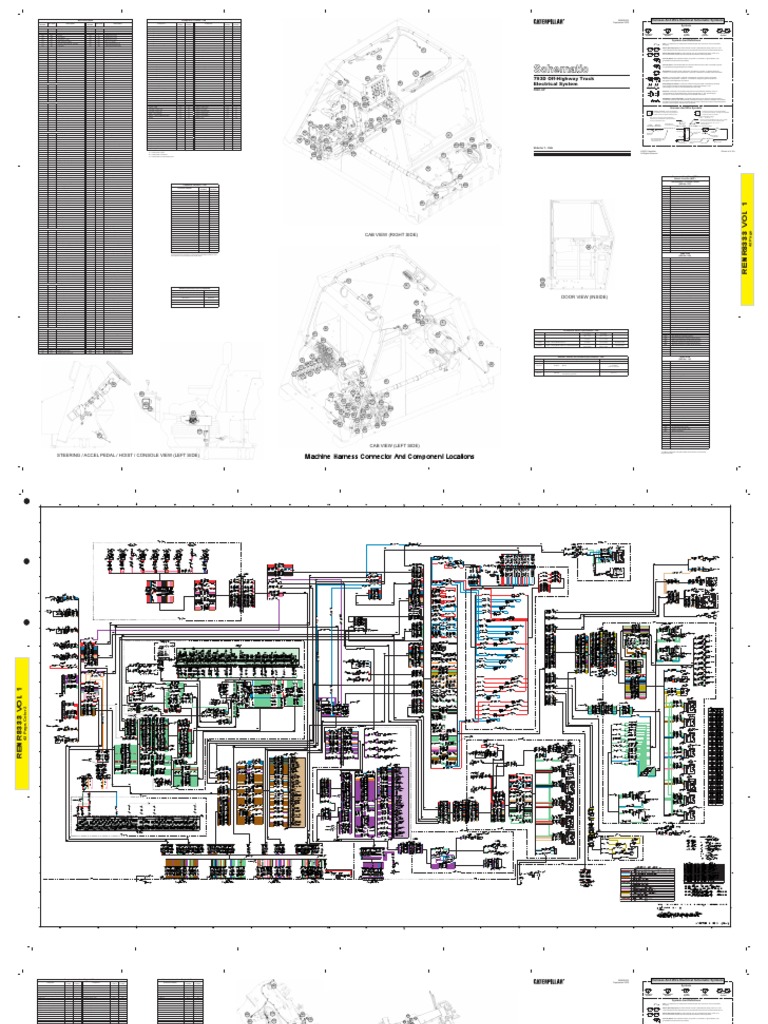 Plano Eléctrico Camión 793D | PDF | Relay | Switch