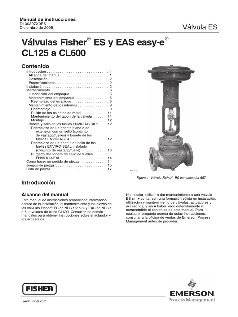 Fisher Control Valves PDF | PDF | Tornillo | Solenoide