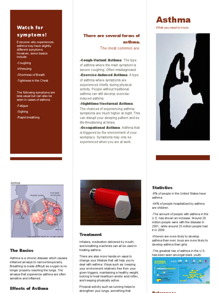 Asthma Brochure | PDF | Asthma | Breathing