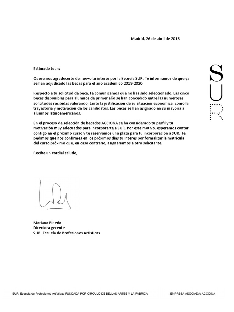 Carta Juan Tapia PDF | PDF