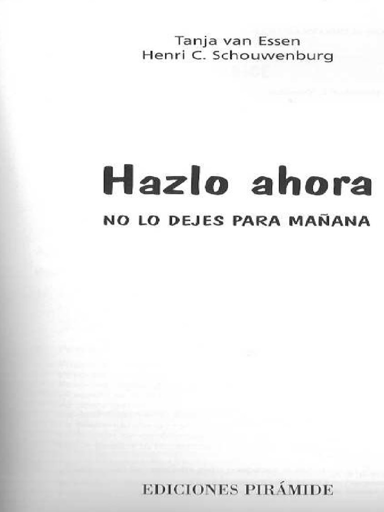 Hazlo Ahora | PDF