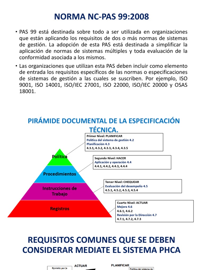 Piramide PAS 99 | PDF