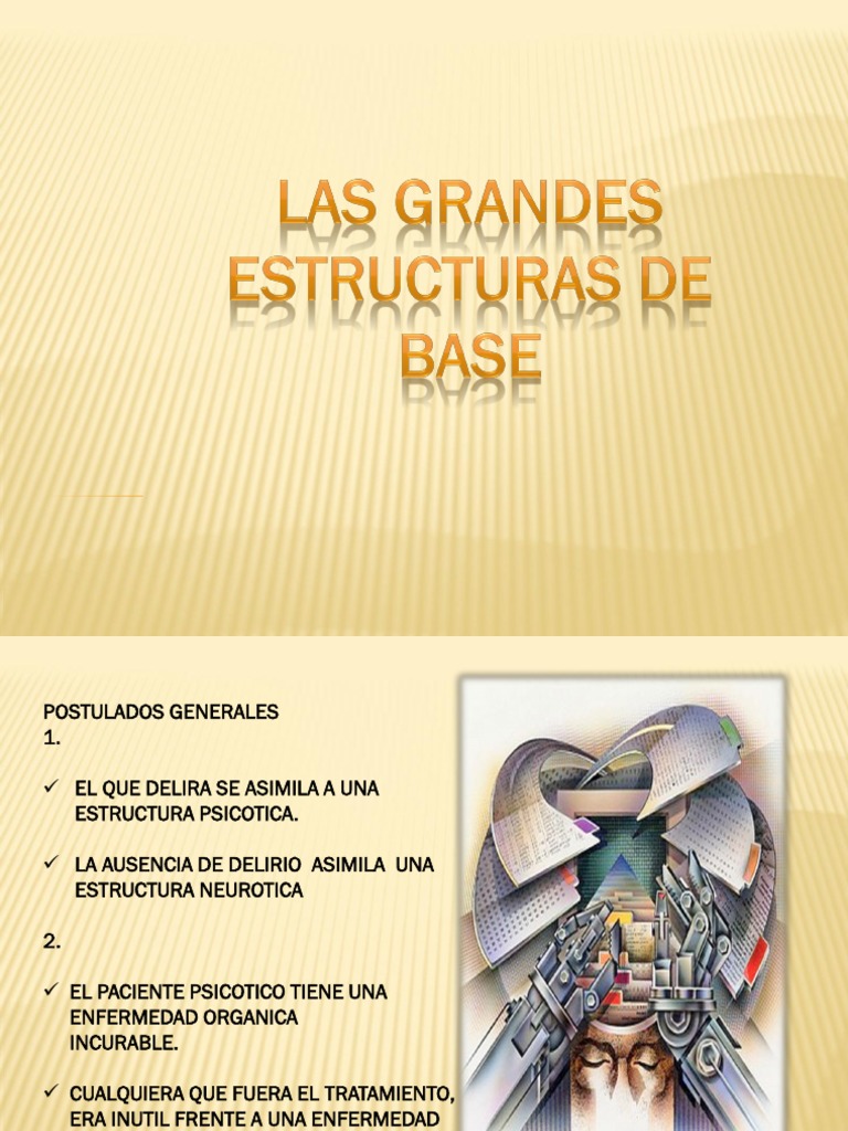 Las Grandes Estructuras de Base | PDF | Neurosis | Libido