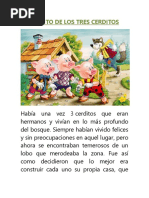 Los Tres Cerditos y El Lobo Feroz | PDF