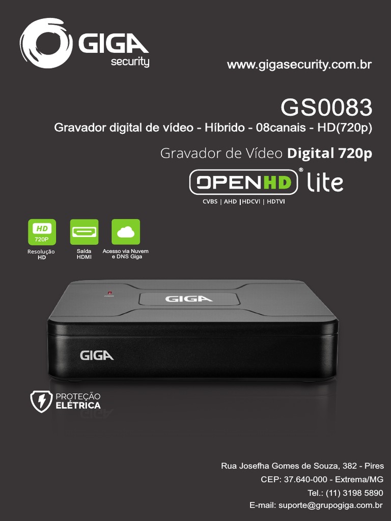GS 0083 - Descritivo | PDF | Vídeo | HDMI