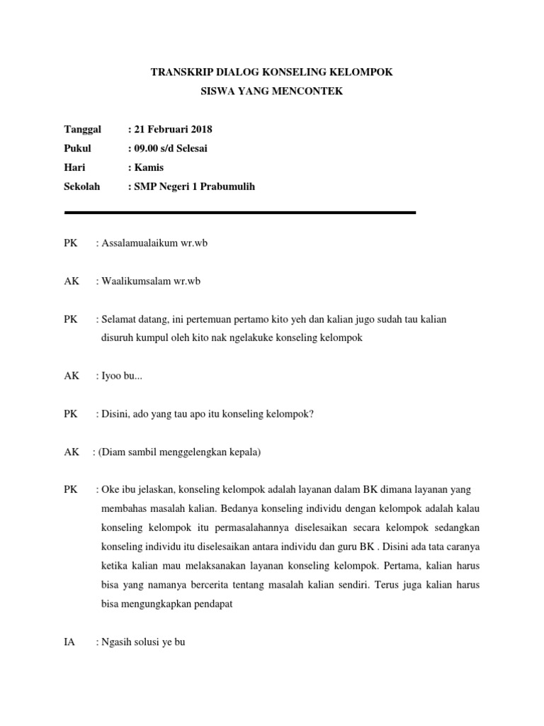 Transkrip Dialog KKP | PDF