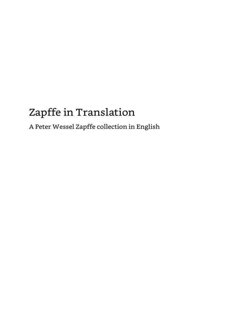 Zapffe in Translation | PDF | Tragedy | Human