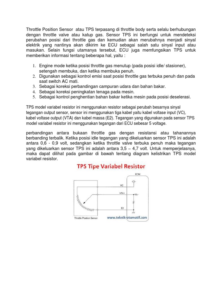 Cara Kerja Tps | PDF