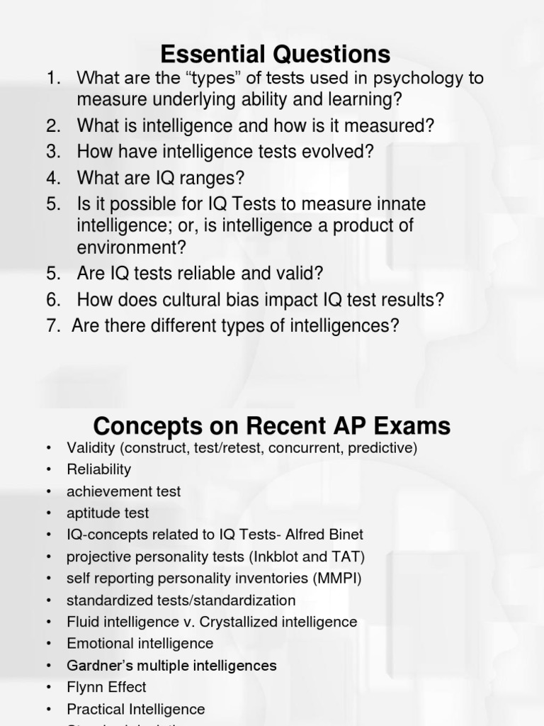 About Study of Intelligence Test | PDF | Intelligence Quotient ...