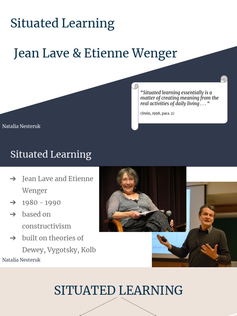 Situated Learning 2 | PDF | Learning | Cognitive Science