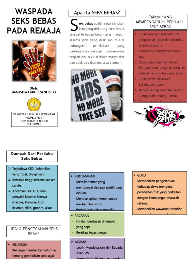Leaflet Seks Bebas | PDF