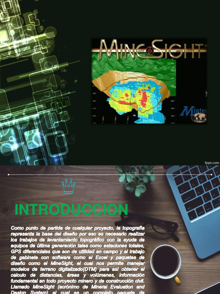 MINESIGHT | PDF | Minería | Programa de computadora