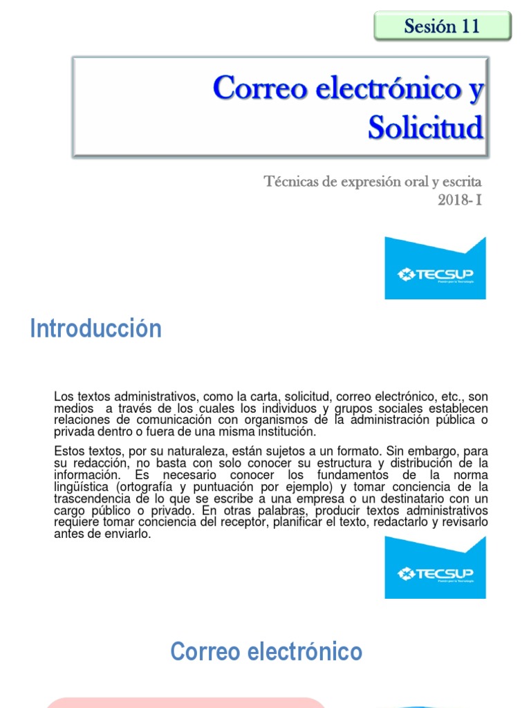 11.correo y Solicitud | PDF | Semiótica | Comunicación