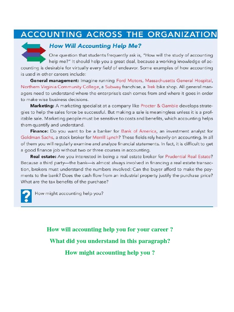 How Will Accounting Help You For Your Career ? What Did You Understand ...
