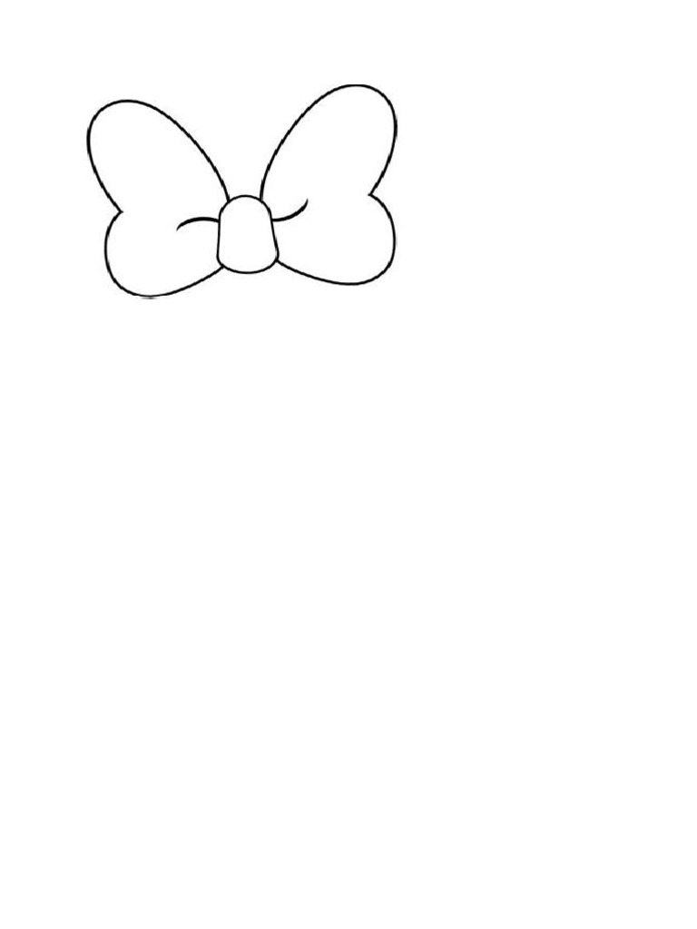 Free Minnie Mouse Bow Word Download | PDF