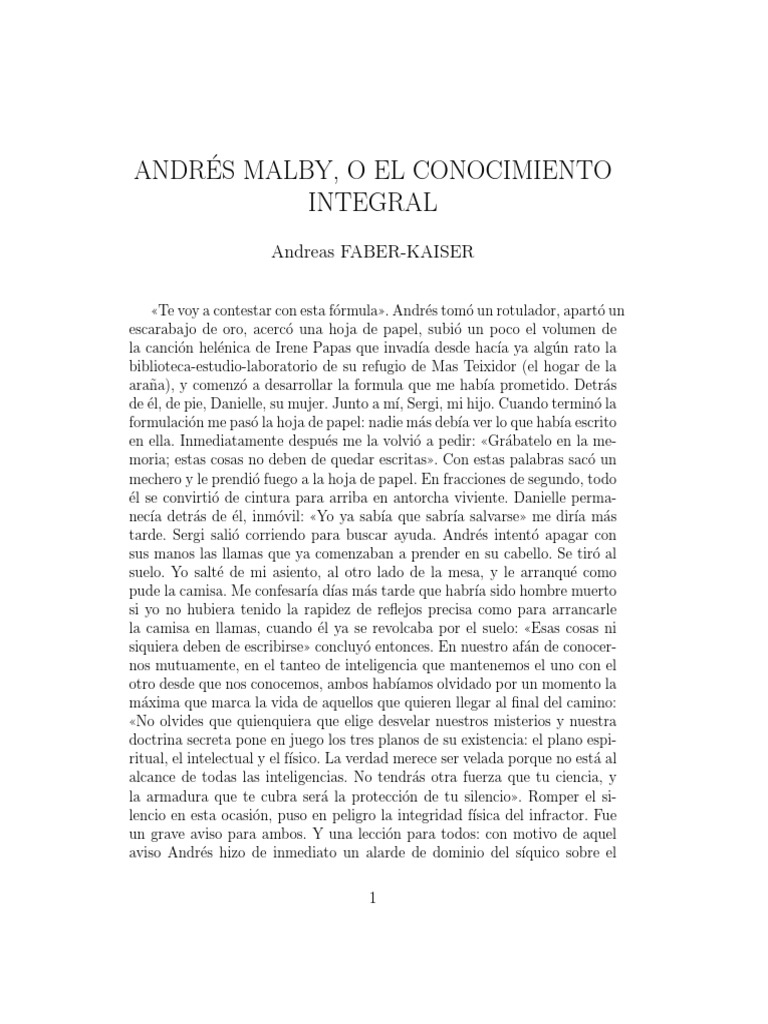 Andre Malby | PDF | Ocio
