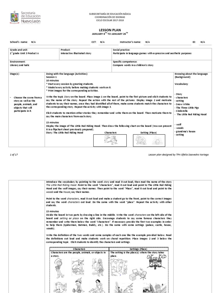 1st Grade Unit 3 Product A | PDF | Little Red Riding Hood | Question