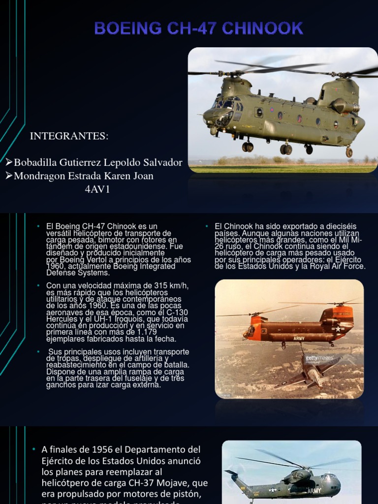 CH 47 | PDF | Boeing Ch 47 Chinook | Aeronave militar