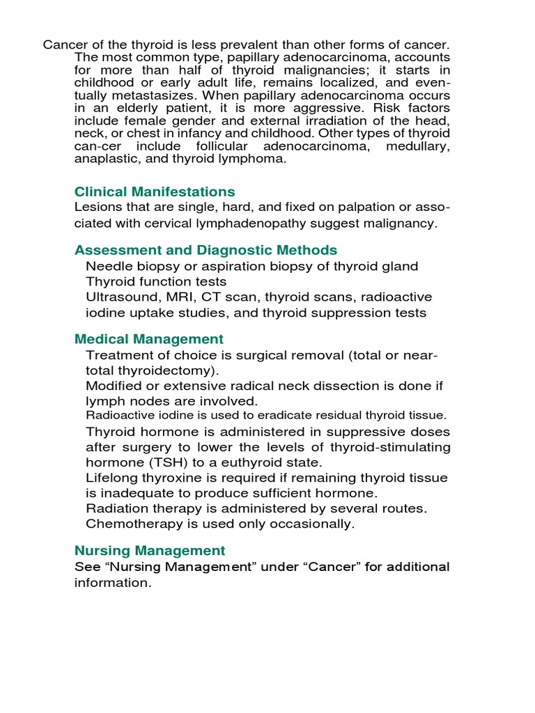 CA Troid | PDF | Thyroid | Cancer