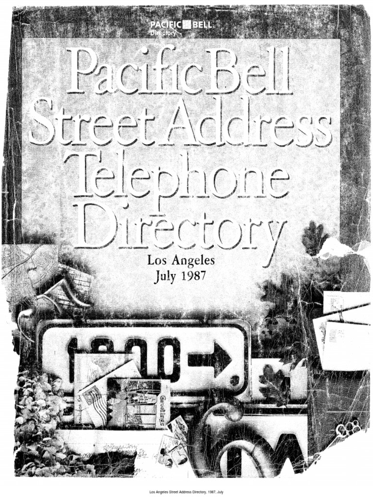 Los Angeles Street Address Directory 1987 | PDF