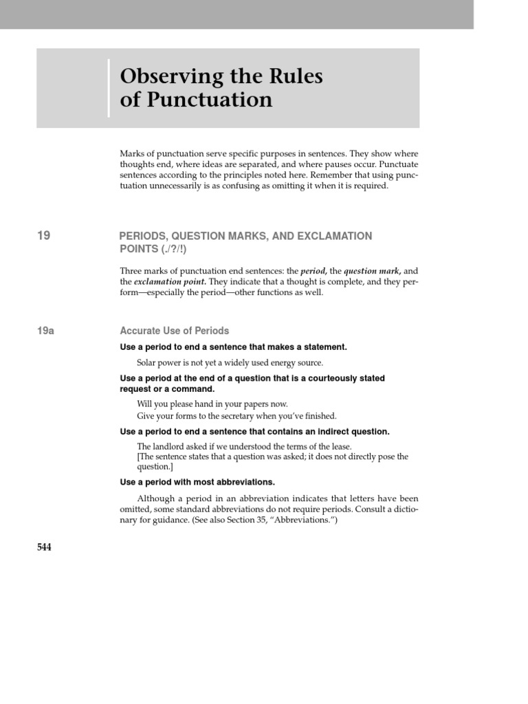Observing Rules of Punctuation | PDF | Comma | Ellipsis