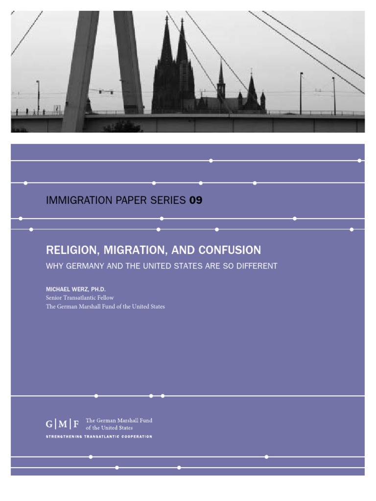 Religion, Migration, and Confusion | PDF | German Marshall Fund ...