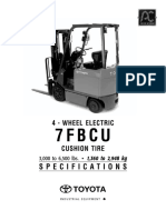 Crown RC 3000 Series Specs Overview | PDF | Elevator | Forklift