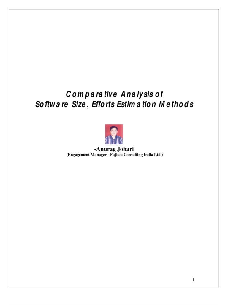 Comparative Software Size and Efforts Estimation | PDF | Business | Computing