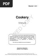 Final Cookery 12 Q2 Module 1 | PDF | Vegetables | Stir Frying
