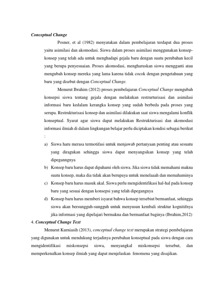 Conceptual Change Pdf
