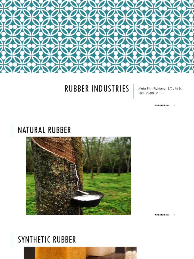 Proses Industri Karet | PDF | Natural Rubber | Polymer Chemistry