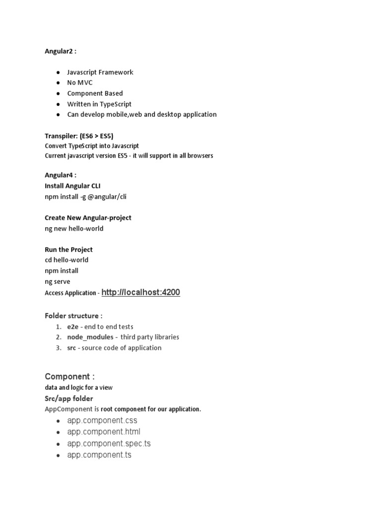 AngularJS4 PDF | PDF | Cascading Style Sheets | Java Script