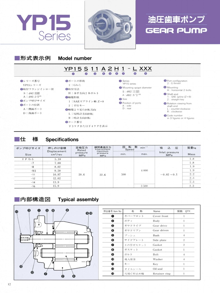 SHIMADZU Series YP15 | PDF