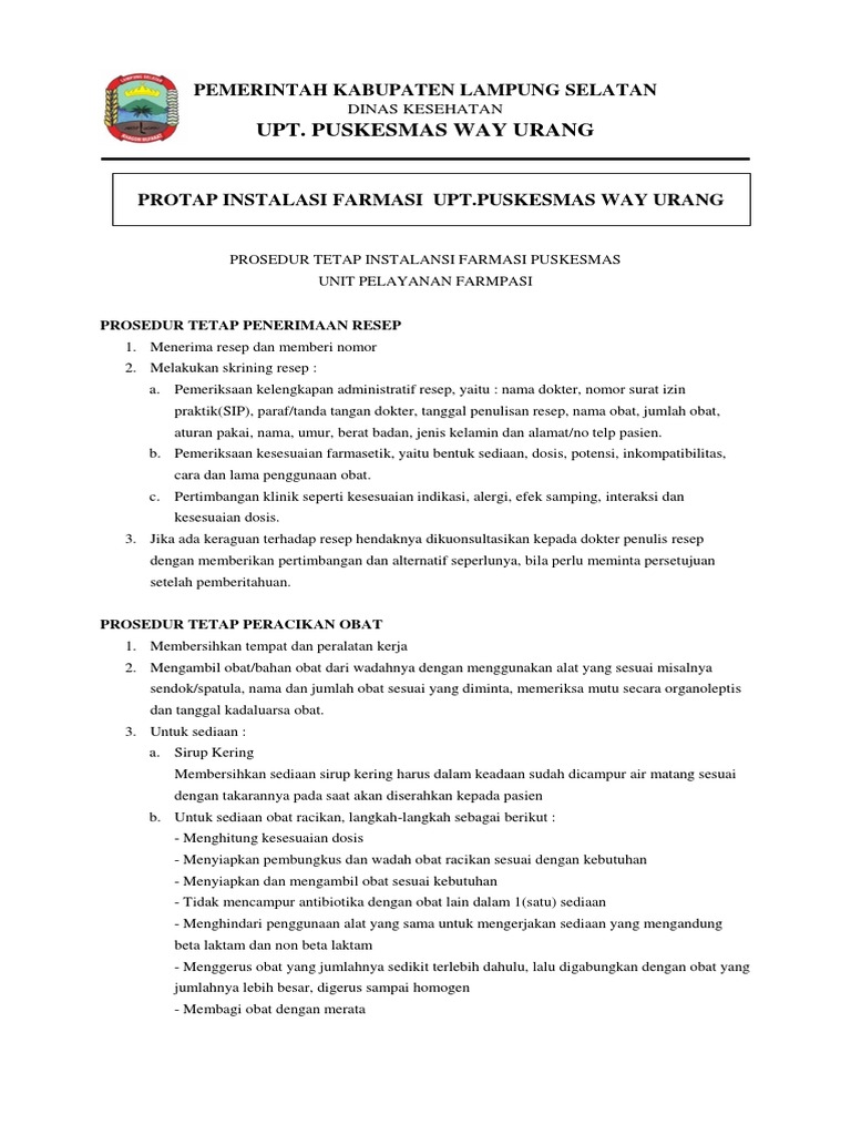 Protap Farmasi | PDF